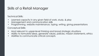 RetailManagement_01_Introduction to Retailing | PPTX