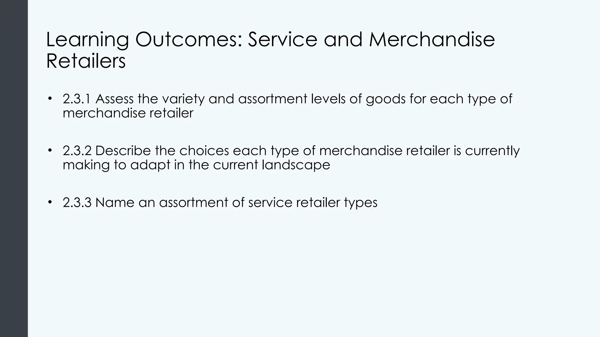 RetailManagement_02_Retail Environment Analysis | PPTX
