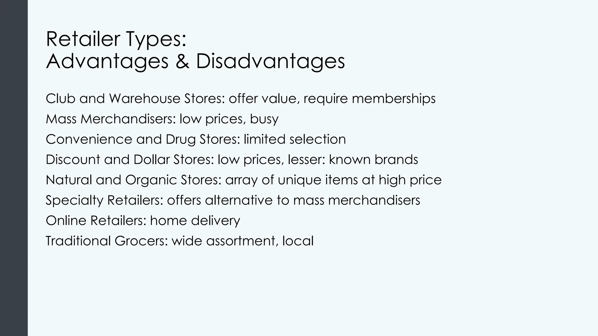 RetailManagement_02_Retail Environment Analysis | PPTX
