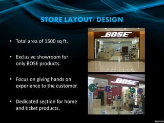 Retail management, Bose store visit | PPTX