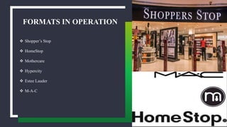 Retail Management of Shopper's Stop. | PPTX