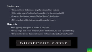 Retail Management of Shopper's Stop. | PPTX