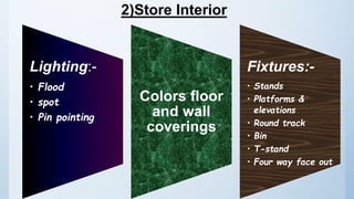 Retail management (Visual Merchandising) | PPTX