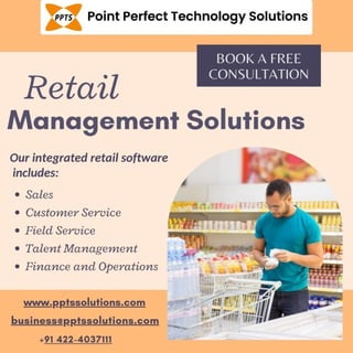 Retail Management Solutions Infographics | PDF