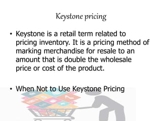 Pricing strategy of Retail stores | PPTX