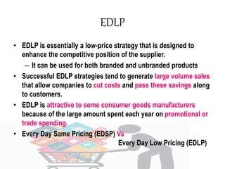 Pricing strategy of Retail stores | PPTX