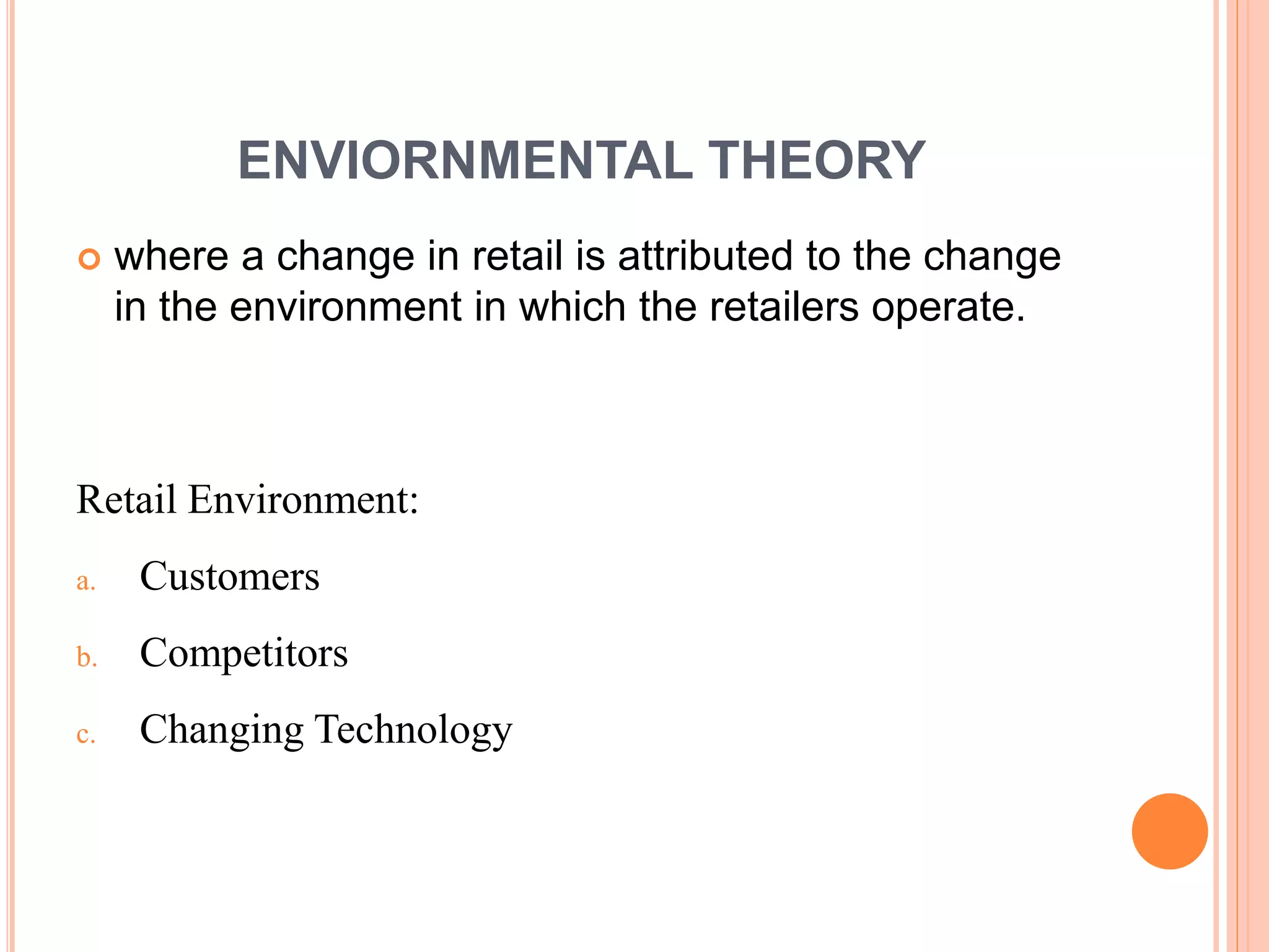 Retail development theories | PPTX