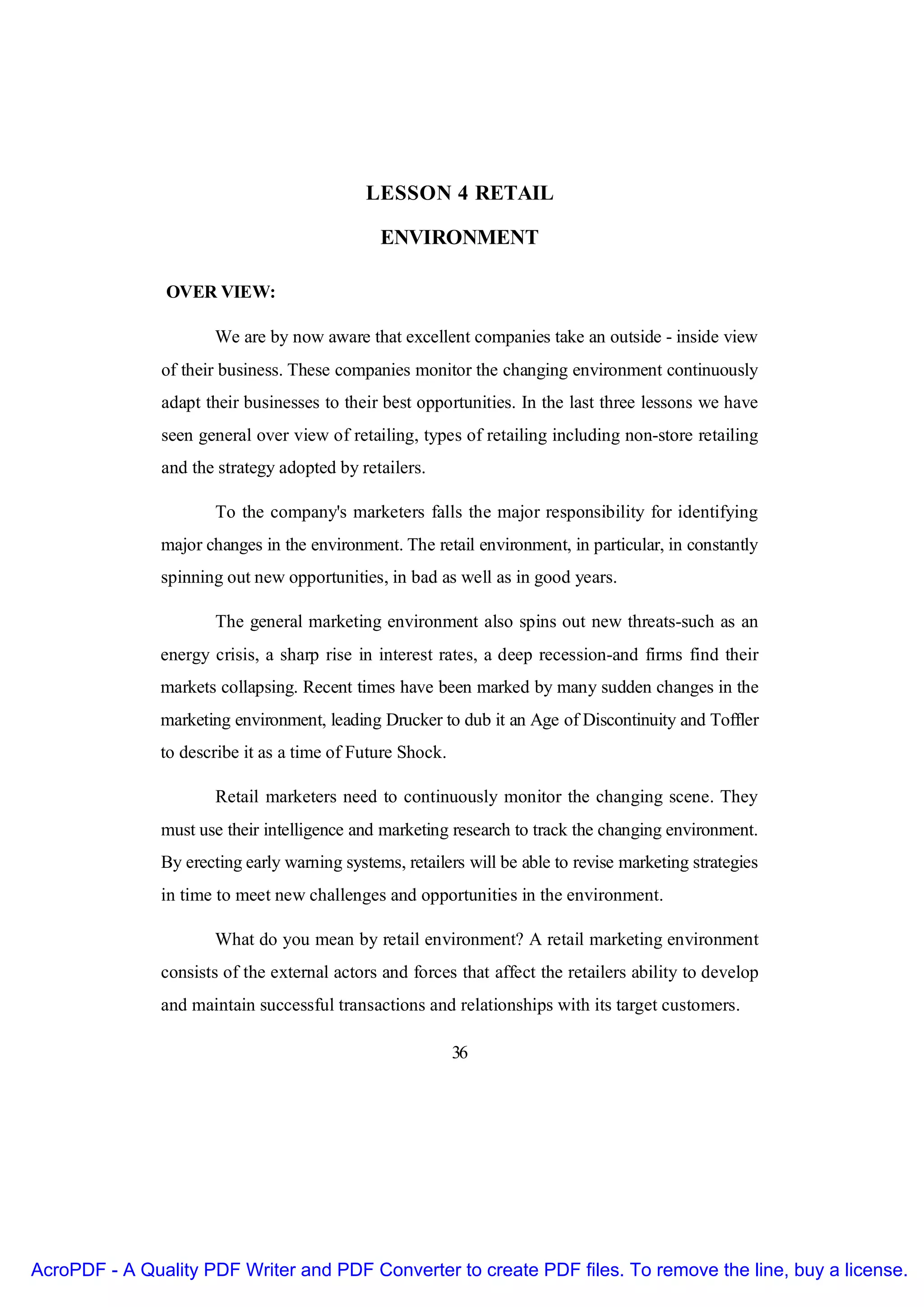 Retail marketing | PDF