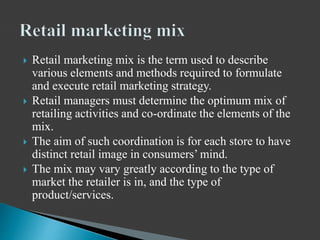 Retail marketing | PPTX
