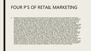 Retail marketing | PPT