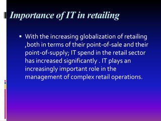 Retail marketing | PPT