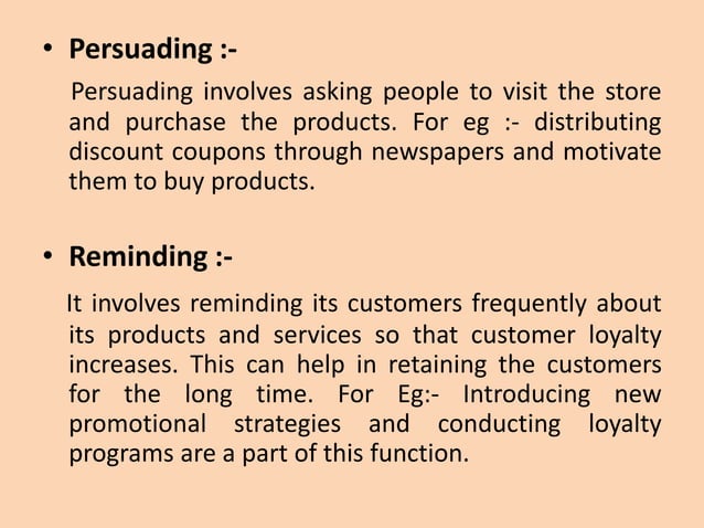 Retail marketing communication | PPTX