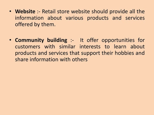 Retail marketing communication | PPTX