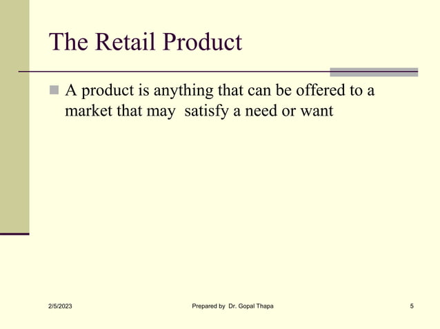Retail marketing mix.ppt | Retail Industry | Industries