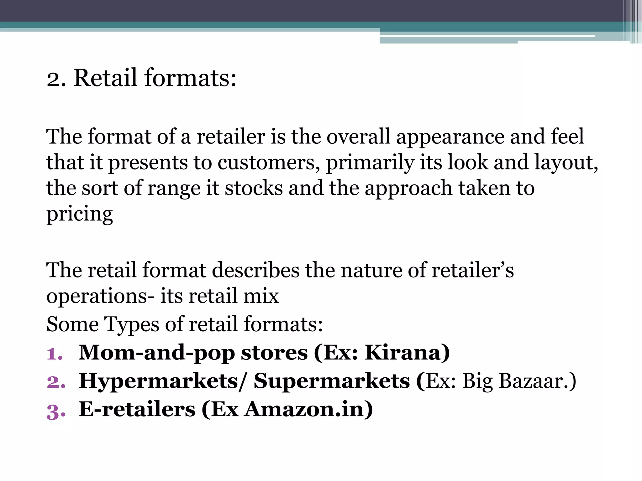 Retail market strategy | PPTX
