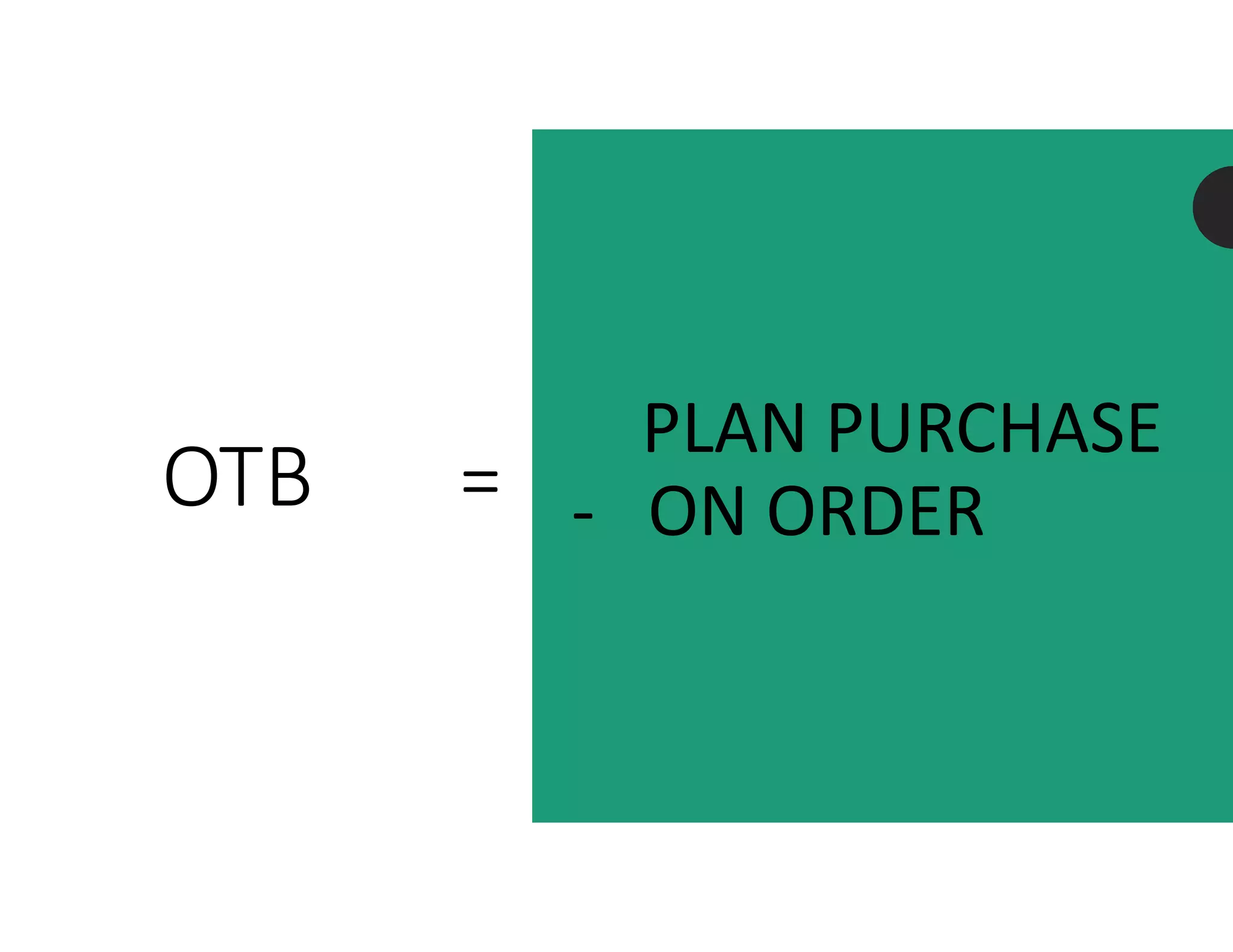 Retail math 101 open to buy formulas | PDF
