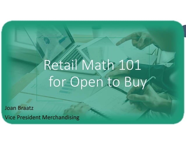 Retail math 101 open to buy formulas | PPT
