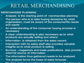 Retail Merchandising | PPT