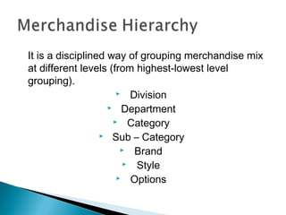 Retail merchandising | PPT