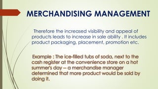 RETAIL MERCHANDISING MANAGEMENT PROCESS | PPTX