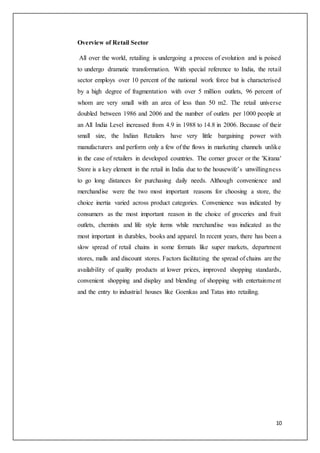 Retail mix | DOCX