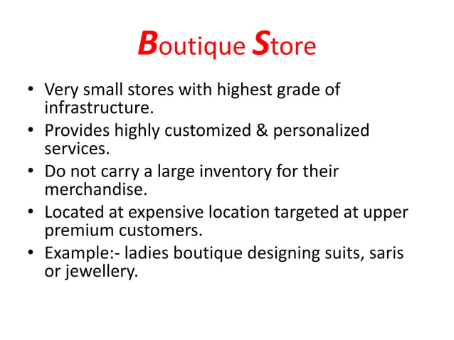 Retail dictionary | PPT