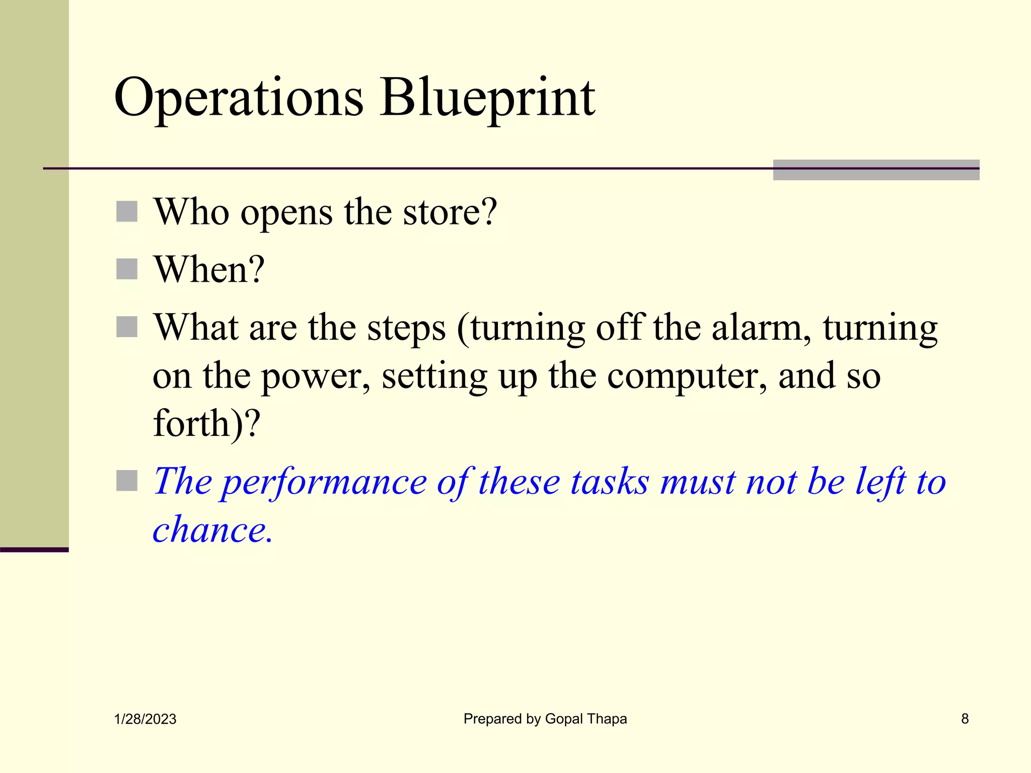 Retail Operation Management | PPT