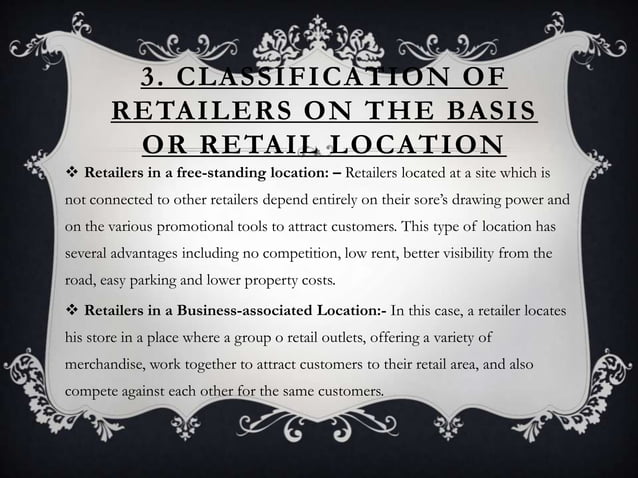 Retail organization and classification of retail units | PPTX | Retail ...