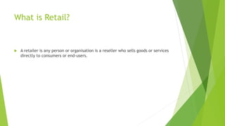 Retail overview, history, emergin retail markets | PPTX | Retail ...
