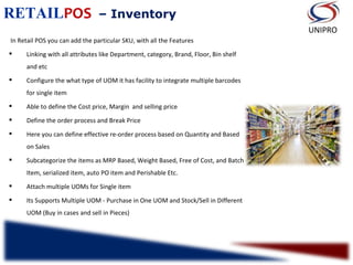 Retail pos product presentation | PPT