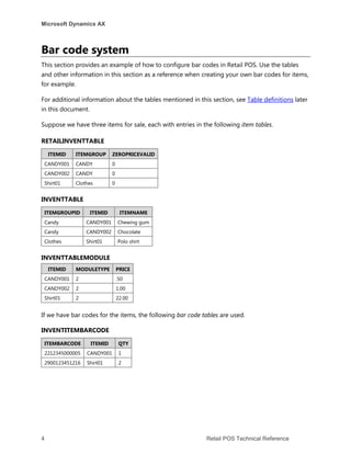 Retail pos technical reference | PDF