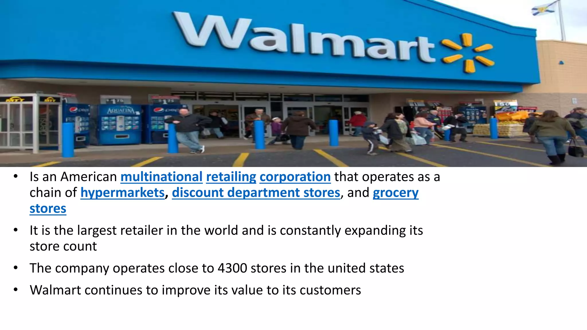 CASE STUDY OF WALMART AND TIFFANY'S | PPTX