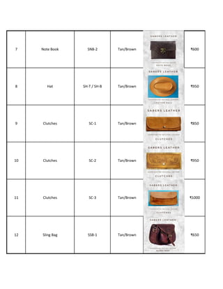 Retail price list | PDF