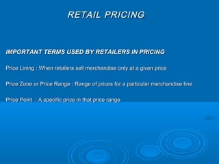 Retail Pricing | PPT