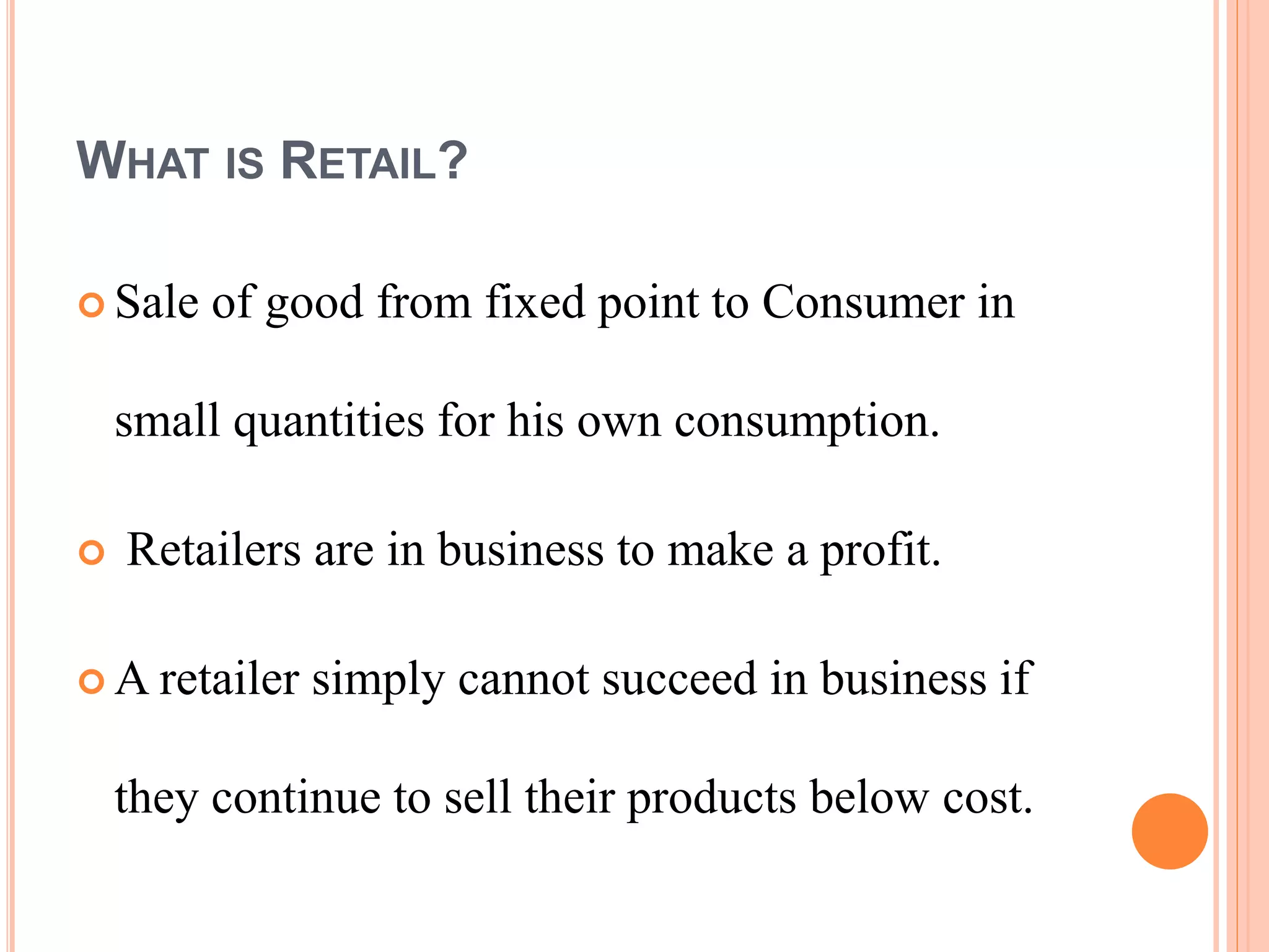 Retail pricing | PPTX