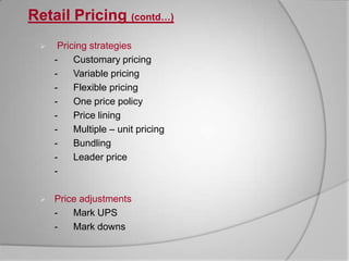 Retail Pricing 1 | PPT