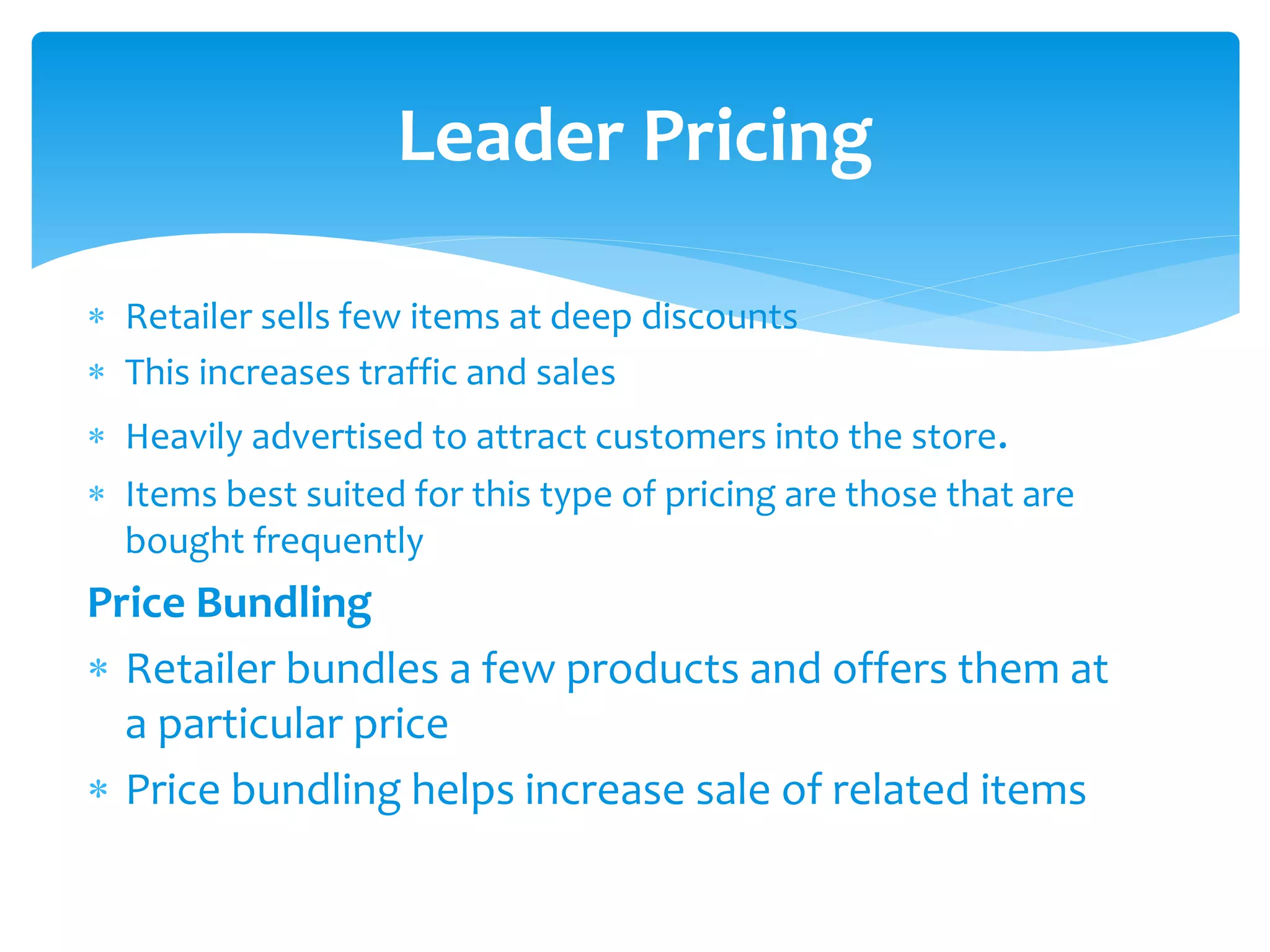 Retail pricing strategy by sumit | PPTX