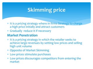 Retail pricing strategy by sumit | PPTX