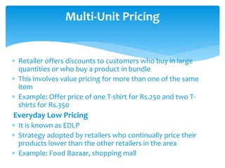 Retail pricing strategy by sumit | PPTX