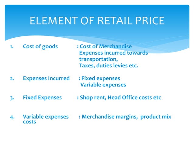Retail pricing strategy by sumit | PPTX | Retail Industry | Industries