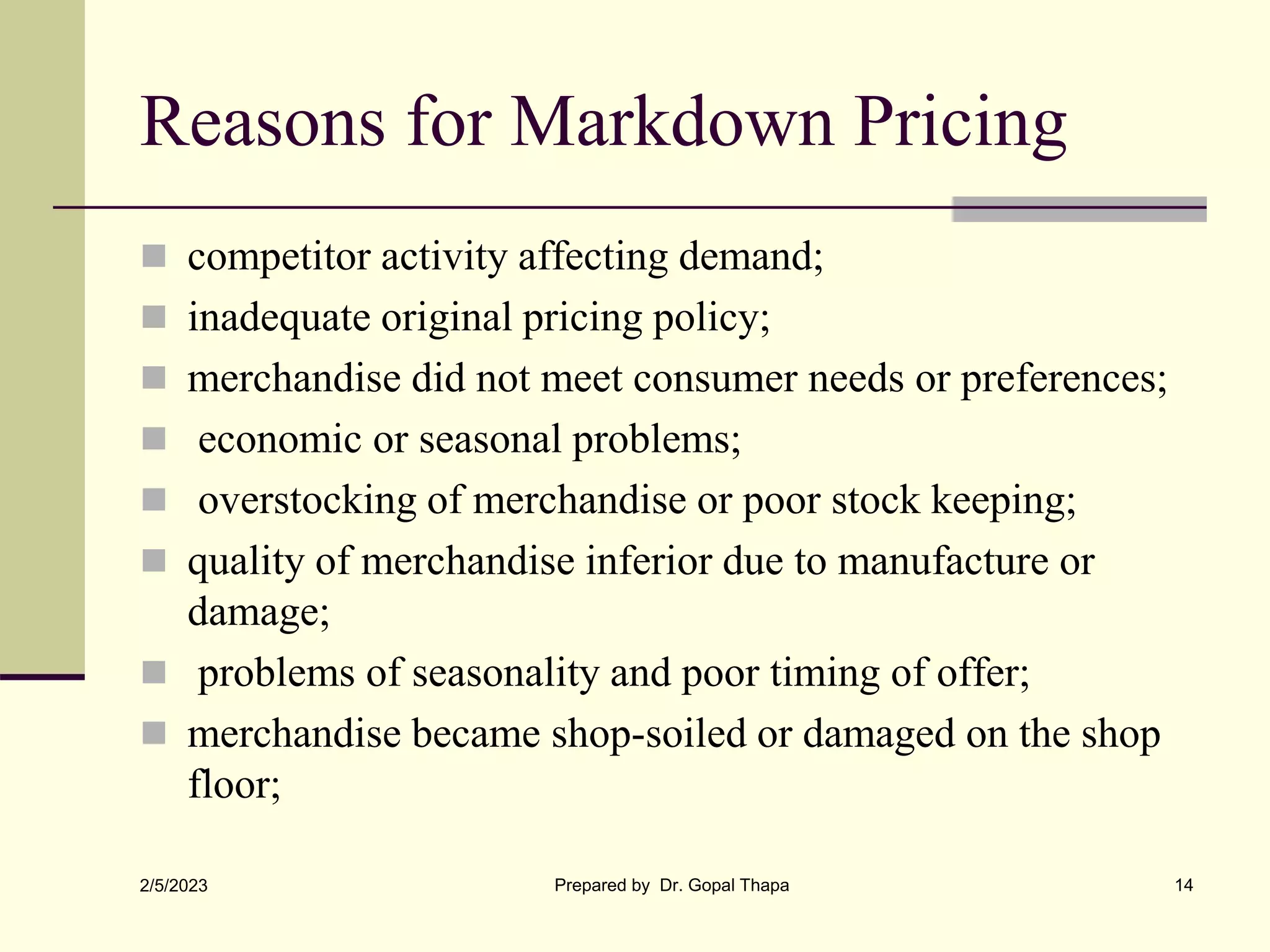 Retail pricing for bba 8th.ppt