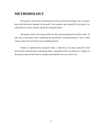 Retail project | PDF