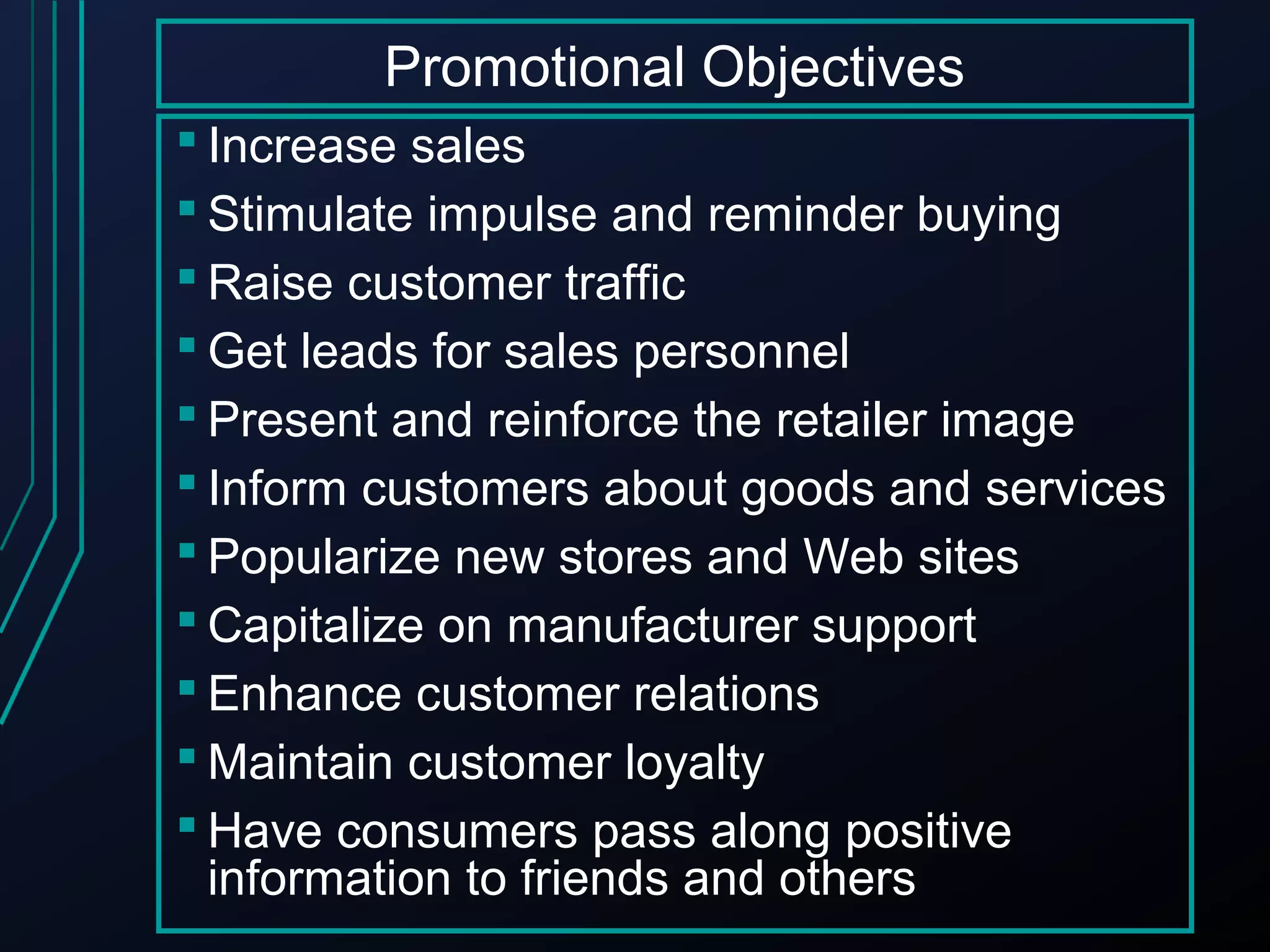 Retail promotional strategy | PPT