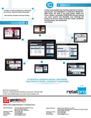 Retail pro prism mobile pos | PDF