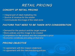 Strategy In Retail Perspective | PPT