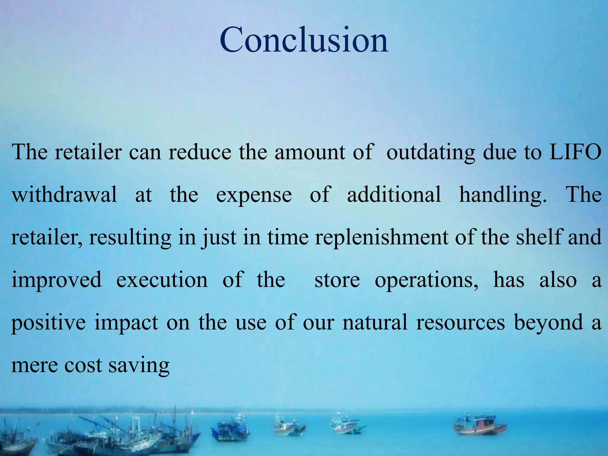 Retail replinishment | PPTX