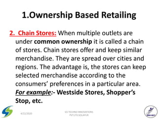 Retail Retailing Introduction | PPTX