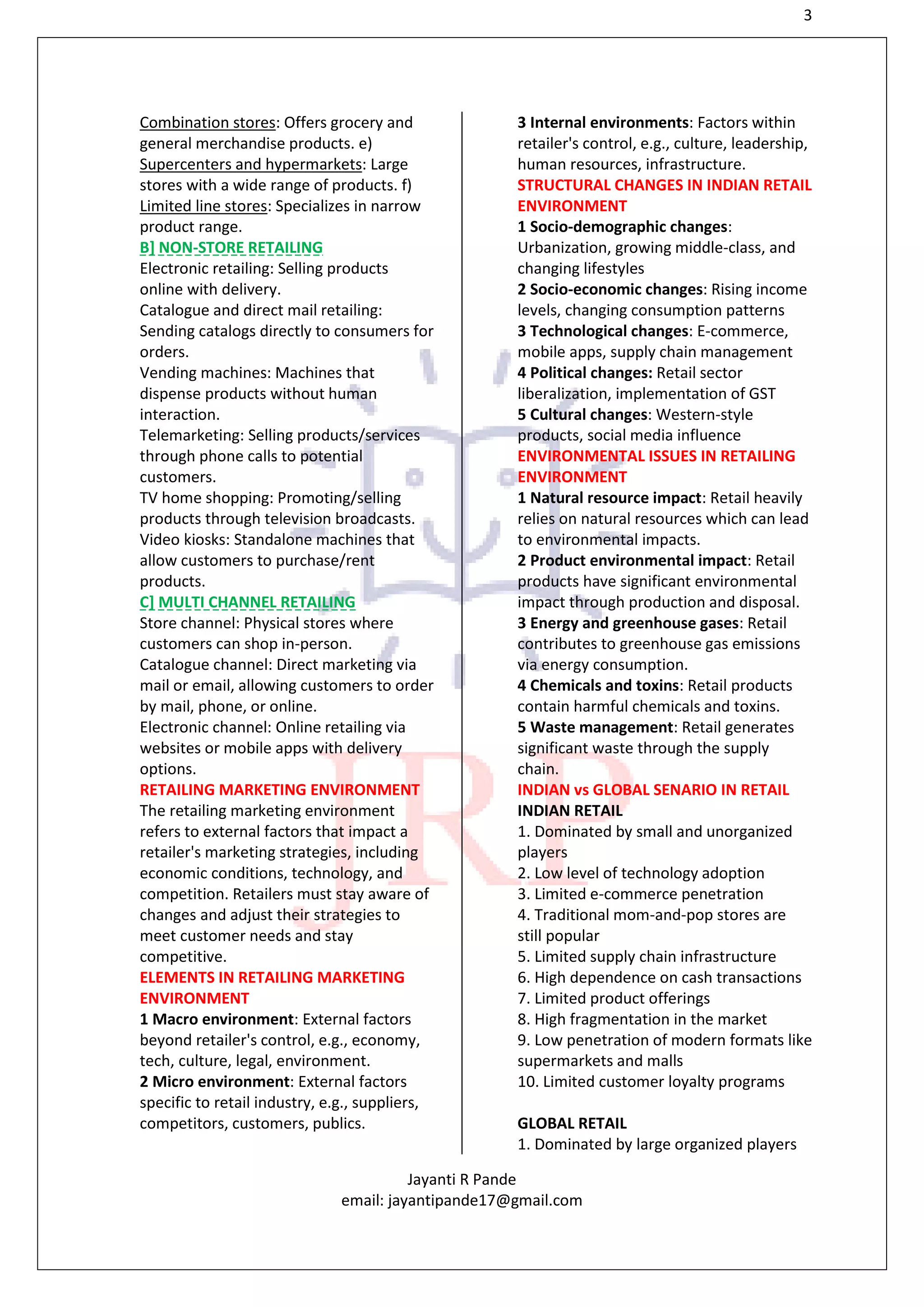 Retail Sales Mod 1 Summary.pdf