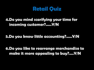 RETAIL SALES TRAINING | PPTX