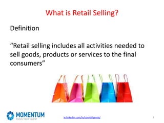 Retail selling lesson1 | PPT